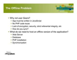 Taking it all offline with SQL Anywhere | PDF