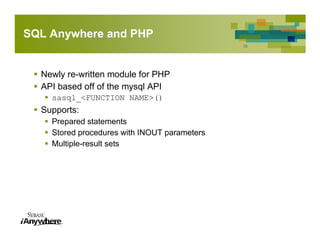 Taking it all offline with SQL Anywhere | PDF