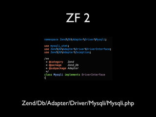 Inside Zend Framework | PPT