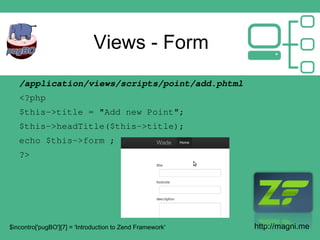 Introduction to Zend framework | PPT