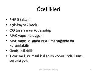 Zend Framework'e Hizli Giris | PPT