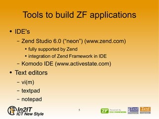 Introduction to Zend Framework | ODP | Web Design and HTML | Internet