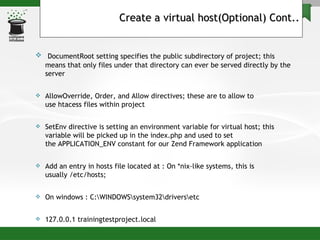Zend - Installation And Sample Project Creation | PPT