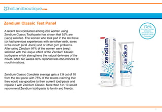 Zendium brand intro | PDF | Dental Health | Diseases and Conditions