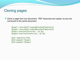 Introduction to Zend_Pdf | PPT