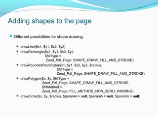 Introduction to Zend_Pdf | PPT | Desktop Publishing | Computer Software and Applications