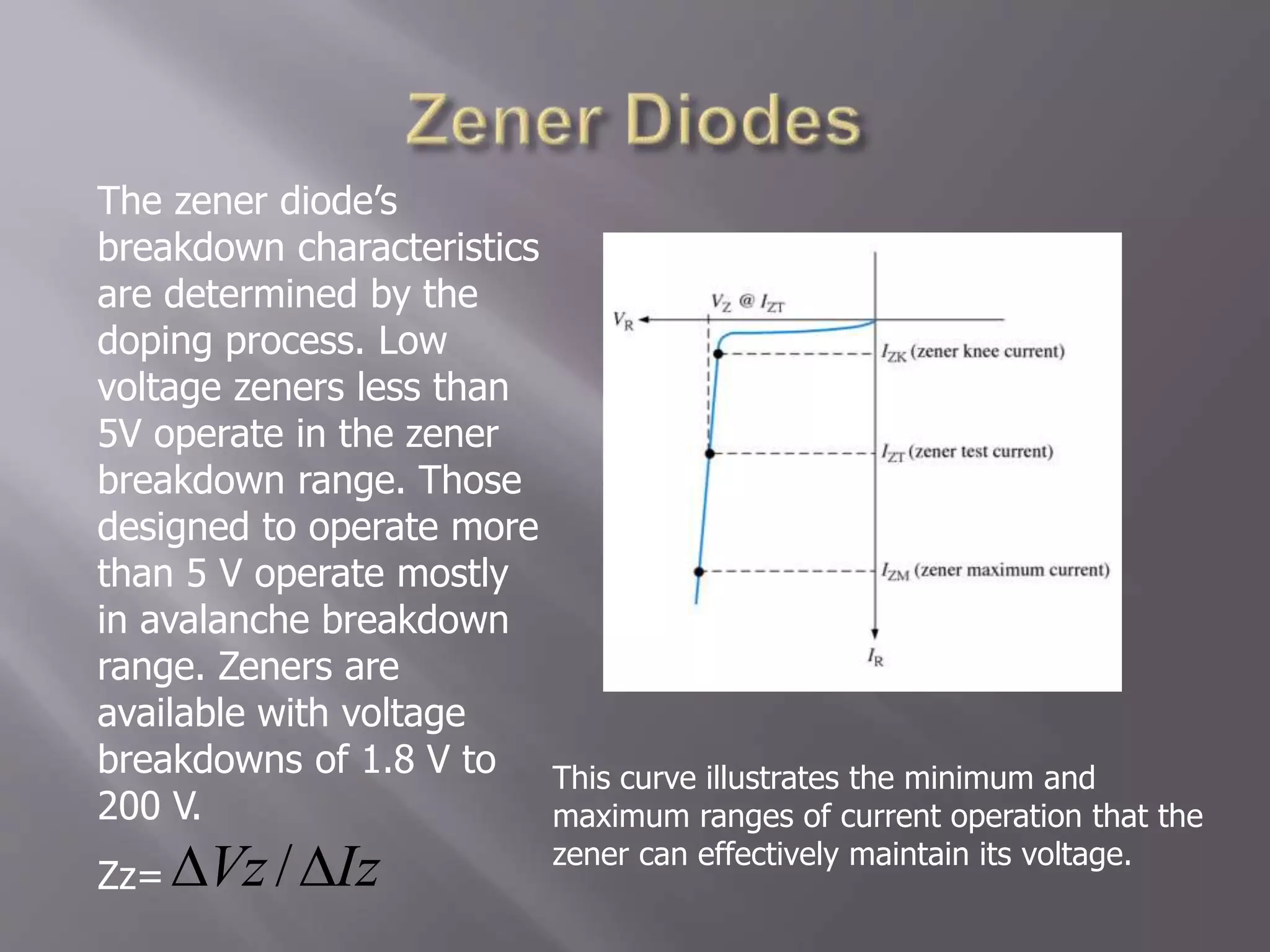 Zener diode | PPTX