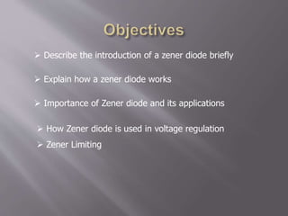 Zener diode | PPTX