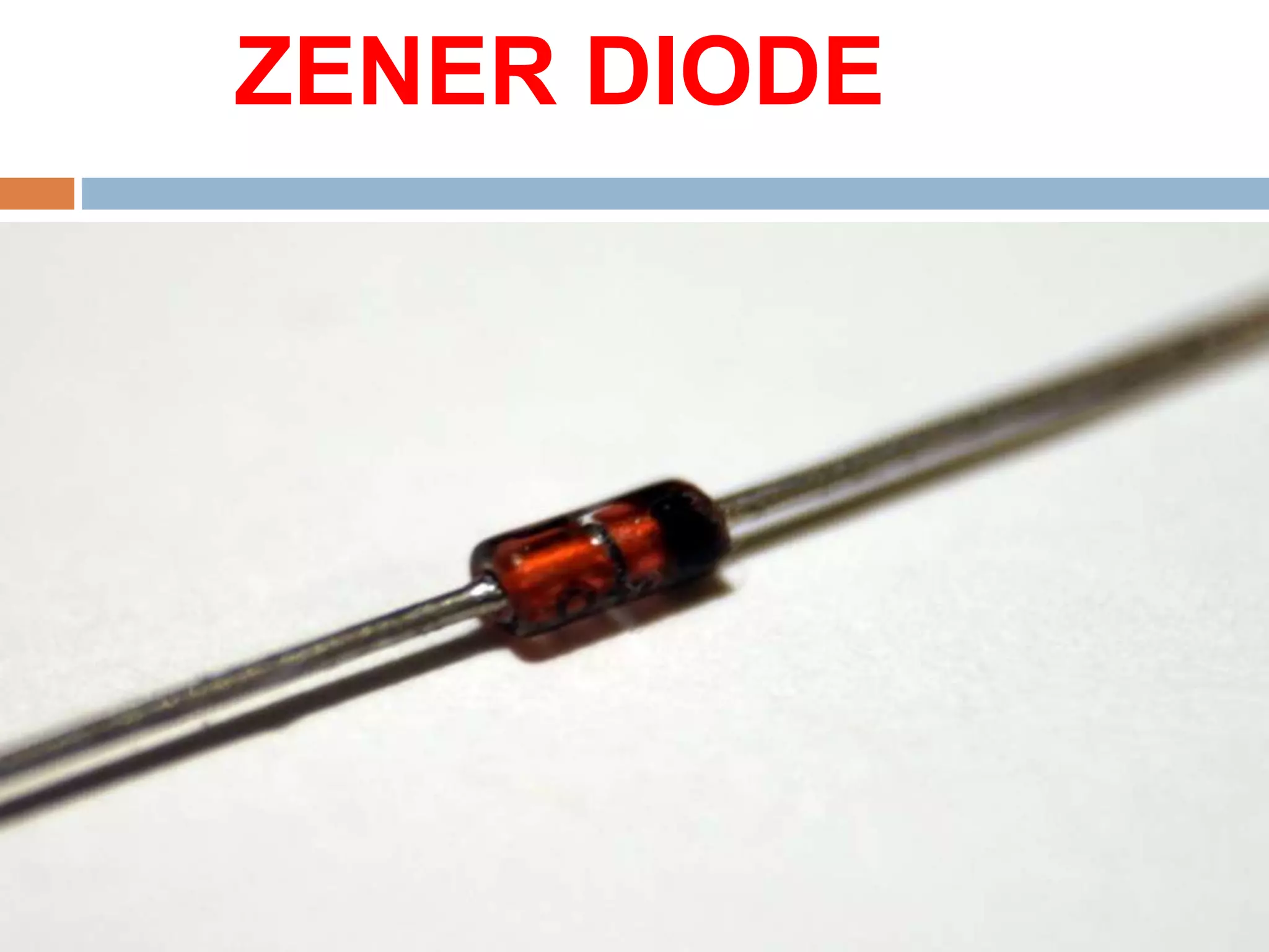 Zener diode | PPTX