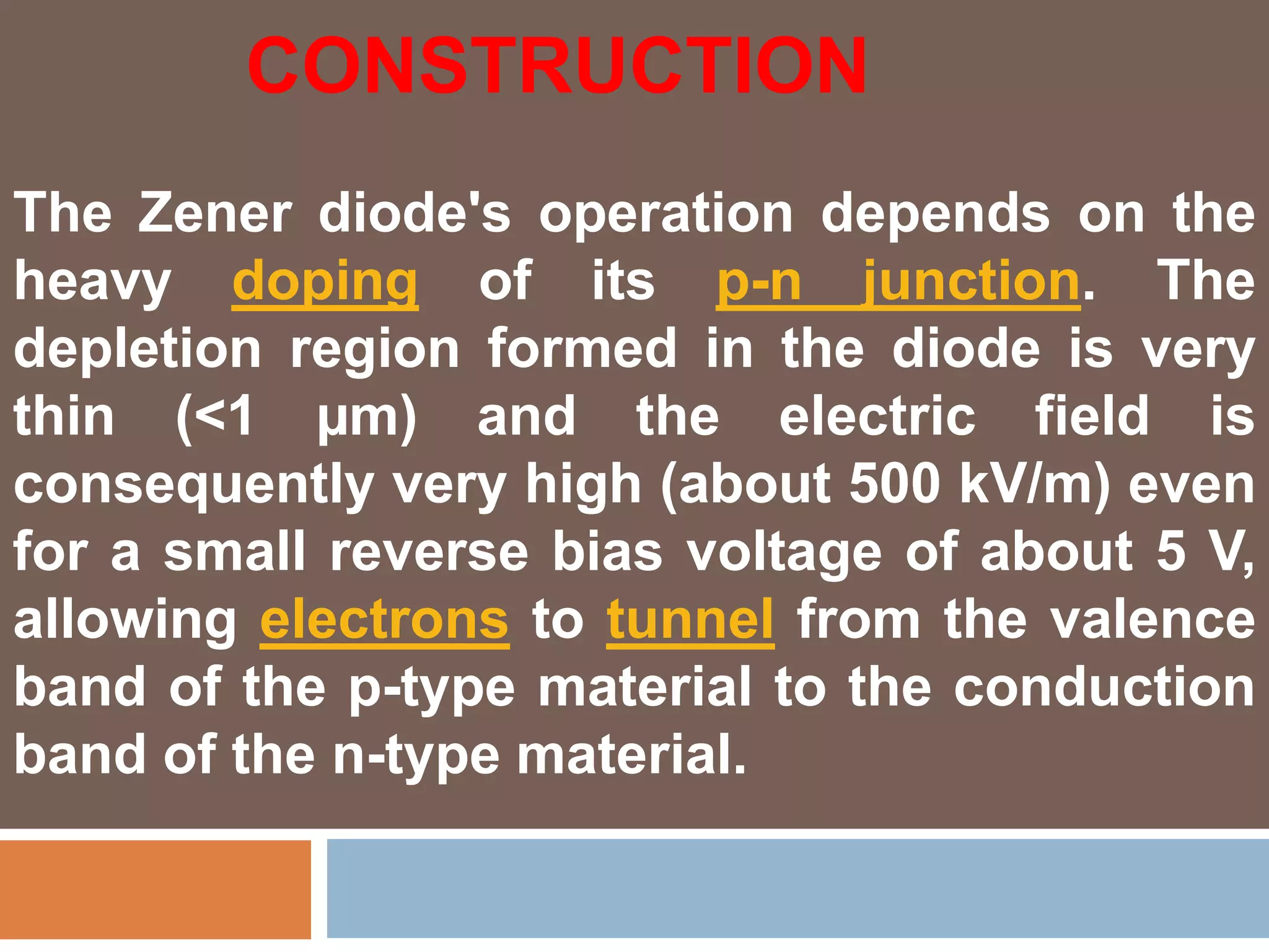 Zener diode | PPTX