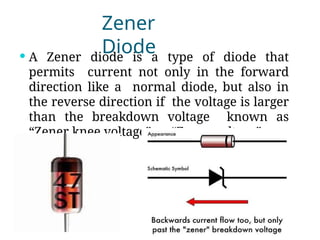Zener Diode Introduction and working .pptx