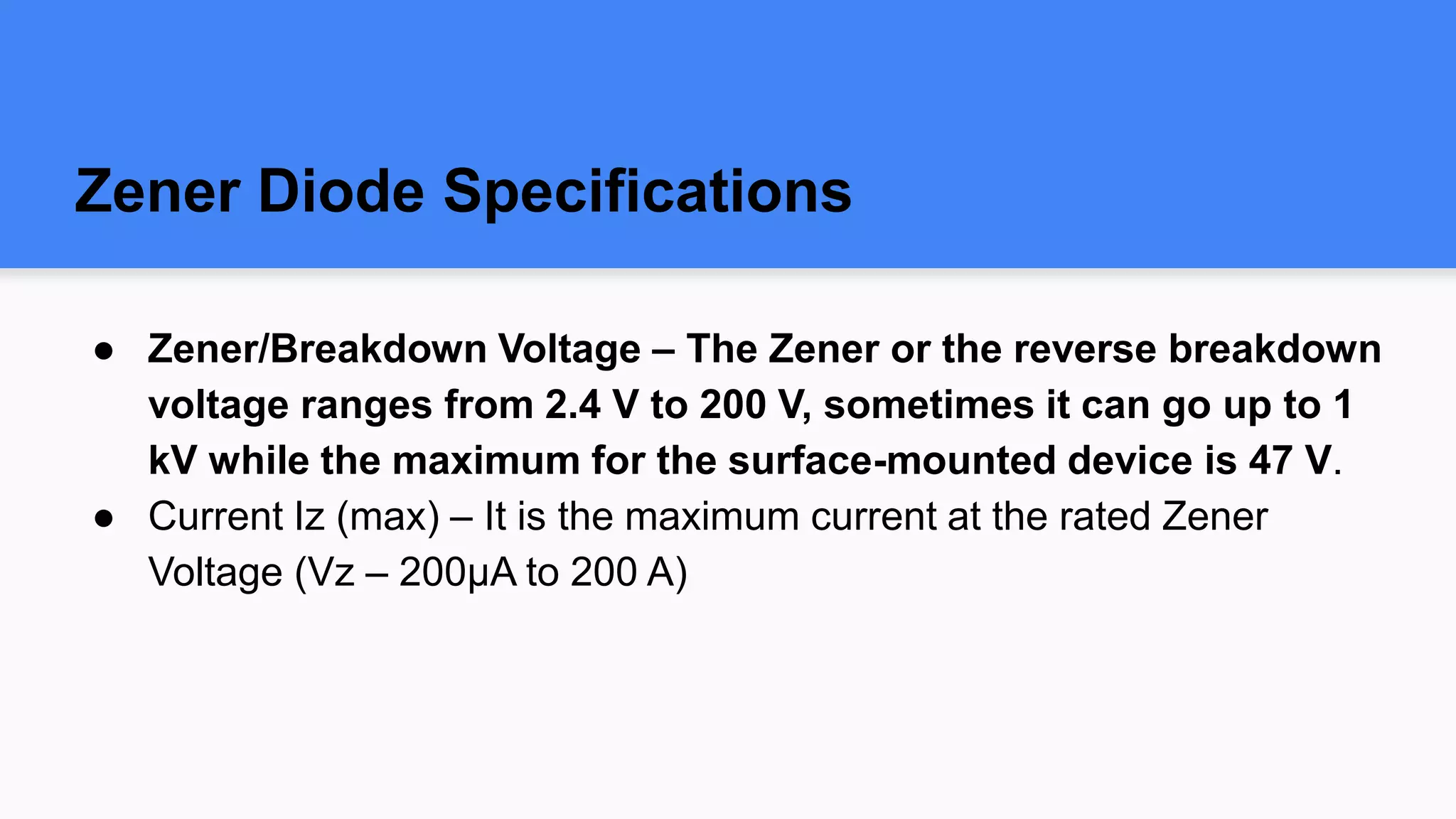 Zener Diode (1).pptx | Technology & Computing