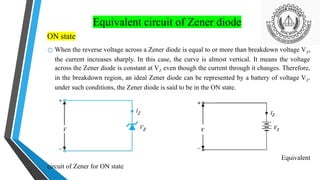 Zener diode is useful for voltage regulator. | PPTX