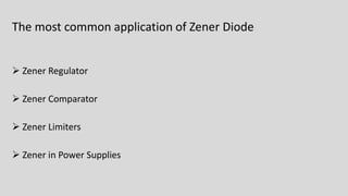 Zener diode 212 | PPTX