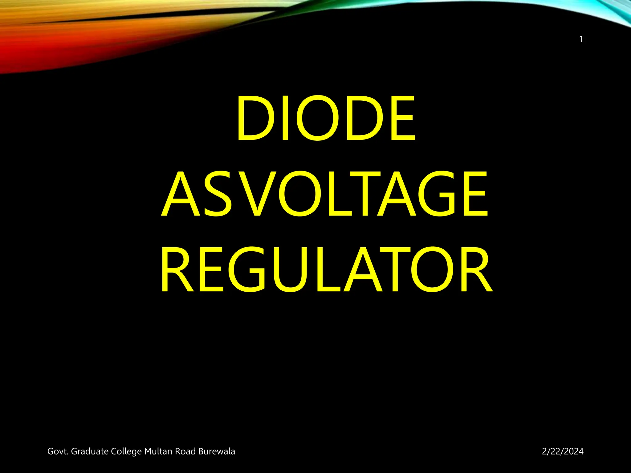 zenerdiodeandasvoltageregulator-180509190244.pptx