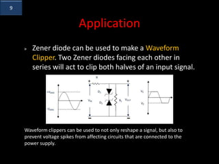 Zener Diode Presentation | PPTX