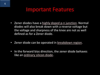 Zener Diode Presentation | PPTX
