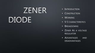 Zener diode pptx | PPT