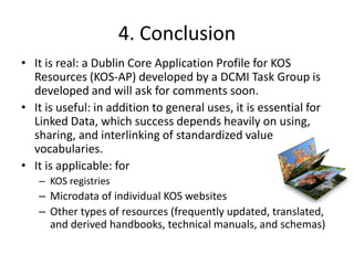 A Metadata Application Profile for KOS Vocabulary Registries (KOS-AP ...