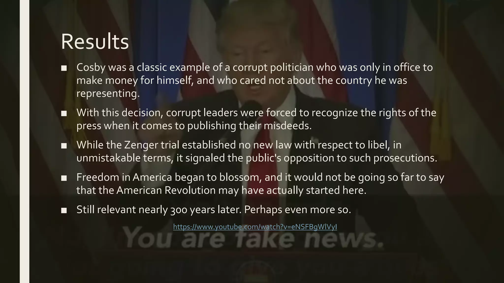 The Trail of John Peter Zenger | PPT