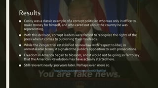 The Trail of John Peter Zenger | PPTX