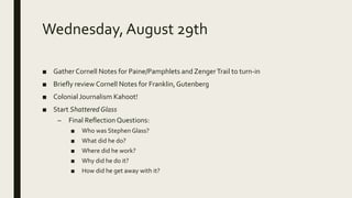 The Trail of John Peter Zenger | PPT