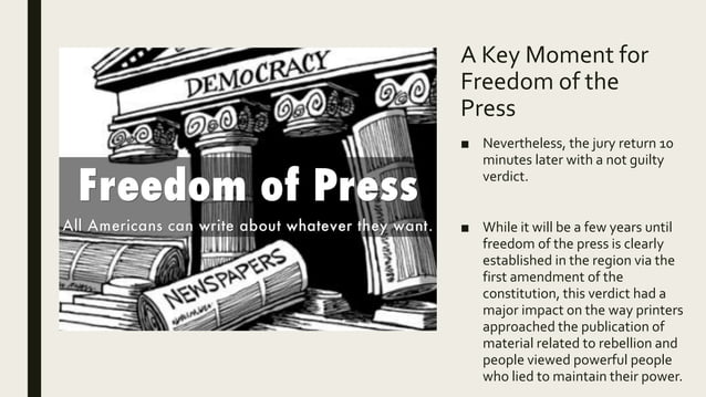 The Trail of John Peter Zenger | PPT