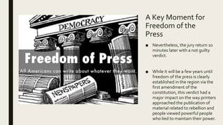 John Peter Zenger American Revolution