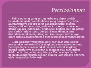 Zenia ika, kulit_singkong_untuk_putu | PPT