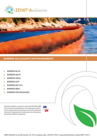 Zenit ambiente cat. gen. schede tecniche | PDF