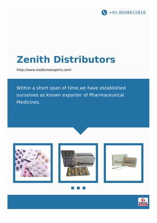 Zenith Distributors | PDF | Herbs and Supplements | Alternative Medicine