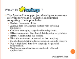 Zenith it-hadoop-training | PPT