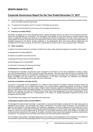 Zenith bank annual report 2017 | PDF