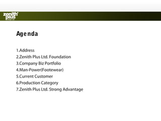 Zenith plus ltd profile | PPT