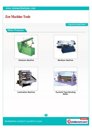 Zen Machine Tools, Chennai, Industrial Machines | PDF | Woodworking ...