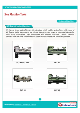 Zen Machine Tools, Chennai, Industrial Machines | PDF | Woodworking ...