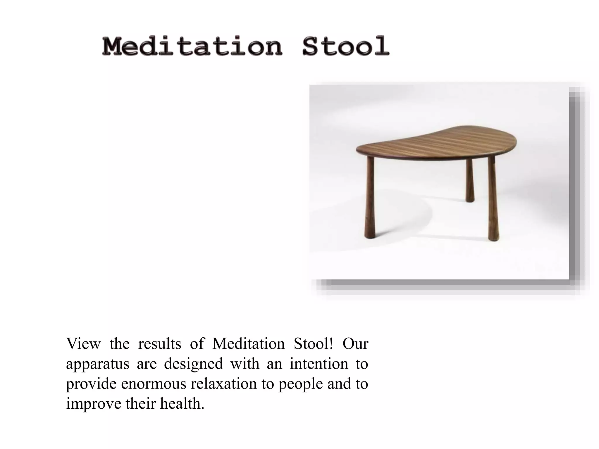 Zen meditation chair | PPTX