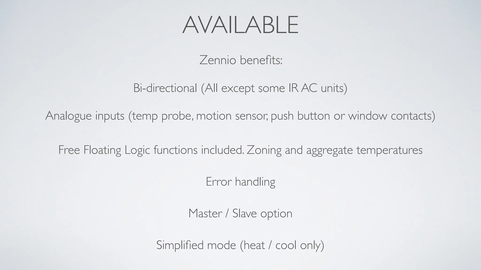 Zennio HVAC Solutions Online Training - Slides | PDF