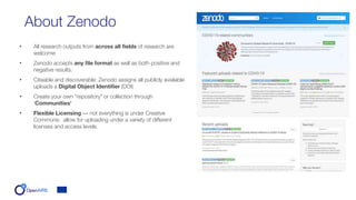 Zenodo - The catch-all repository | PPTX