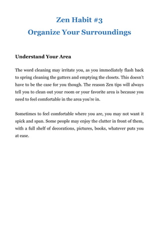 5 Zen Principles for a better Life | PDF