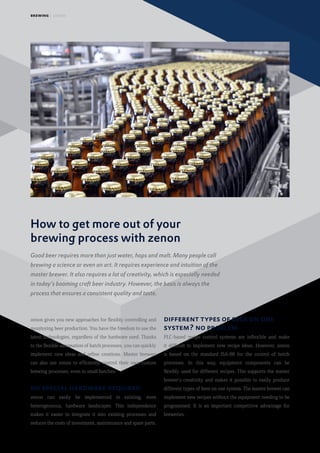 Using zenon in breweries | PDF