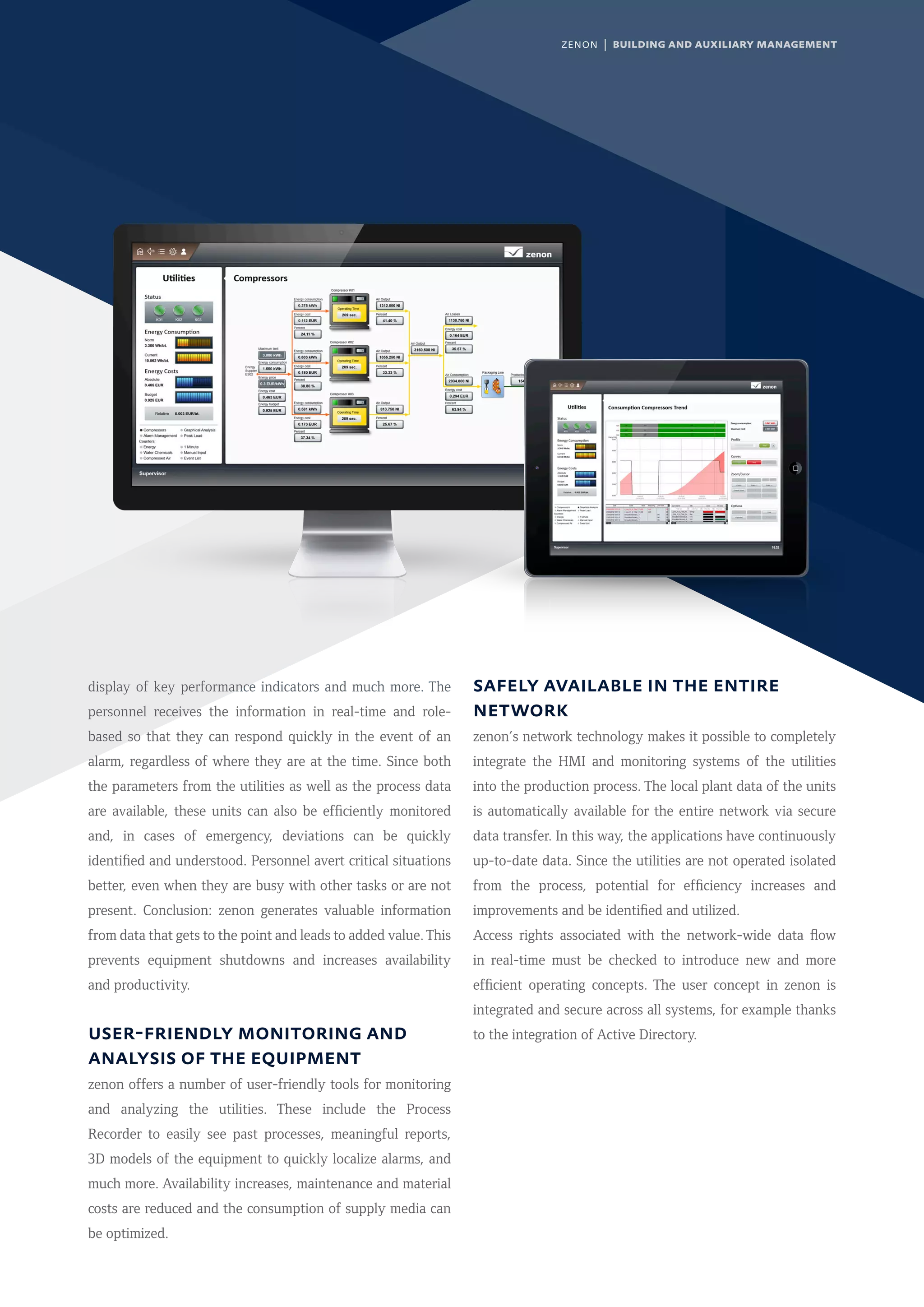 Utility Management in the Food & Beverage Industry with zenon | PDF