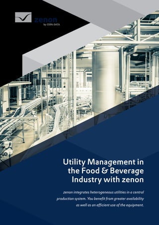 Utility Management in the Food & Beverage Industry with zenon | PDF