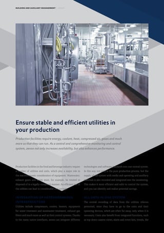 Utility Management in the Food & Beverage Industry with zenon | PDF
