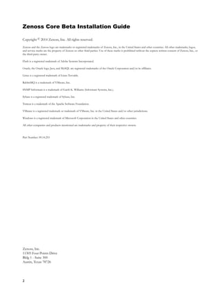 Zenoss core beta_installation_guide_r5.0.0b2_d99.14.253 | Browsers | Computer Software and ...