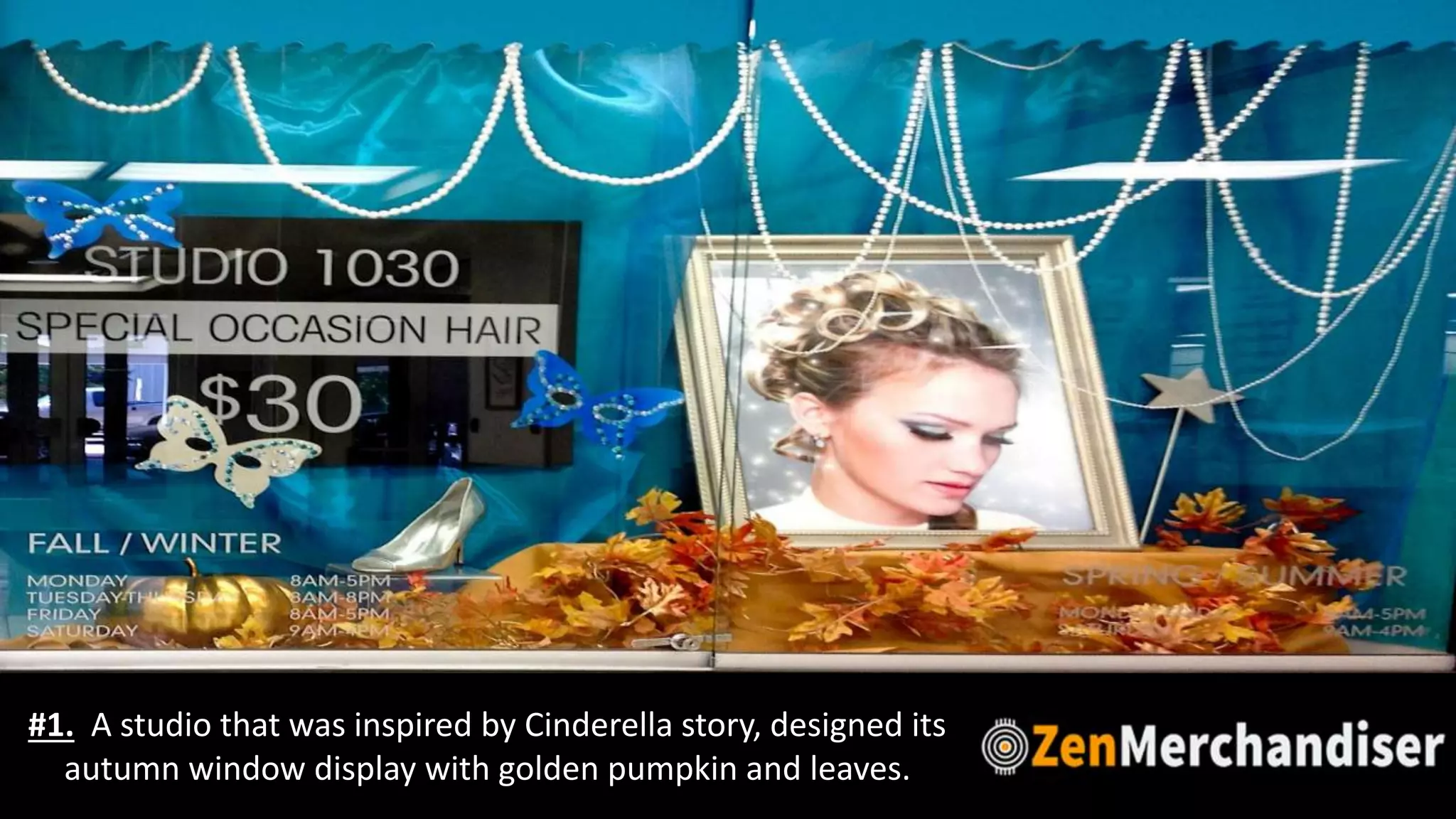 100+ Creative Autumn Window Displays | PPTX