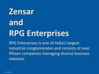 Zensar SAP Practice | PDF