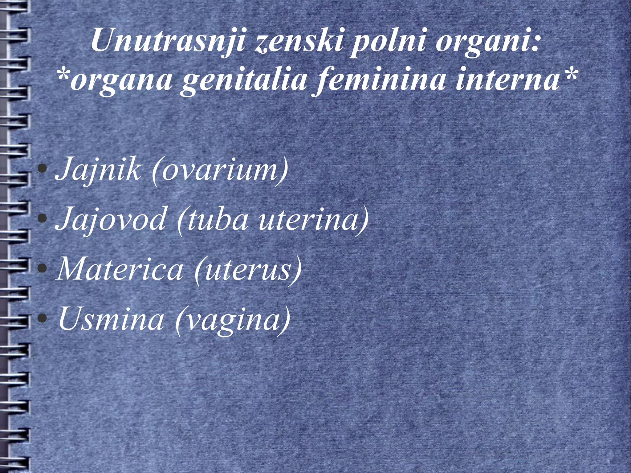 ZENSKI POLNI ORGANI I DOJKA | PDF