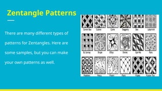 Zentangle Hand Project K-12 Classroom Resource | PPTX