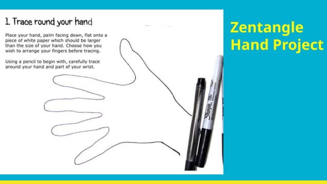 Zentangle Hand Project K-12 Classroom Resource | PPT | Free Download